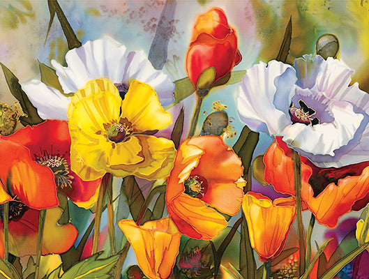 Everything Poppy - 10 Assorted Floral Blank Greeting Cards – Cawdrey ...