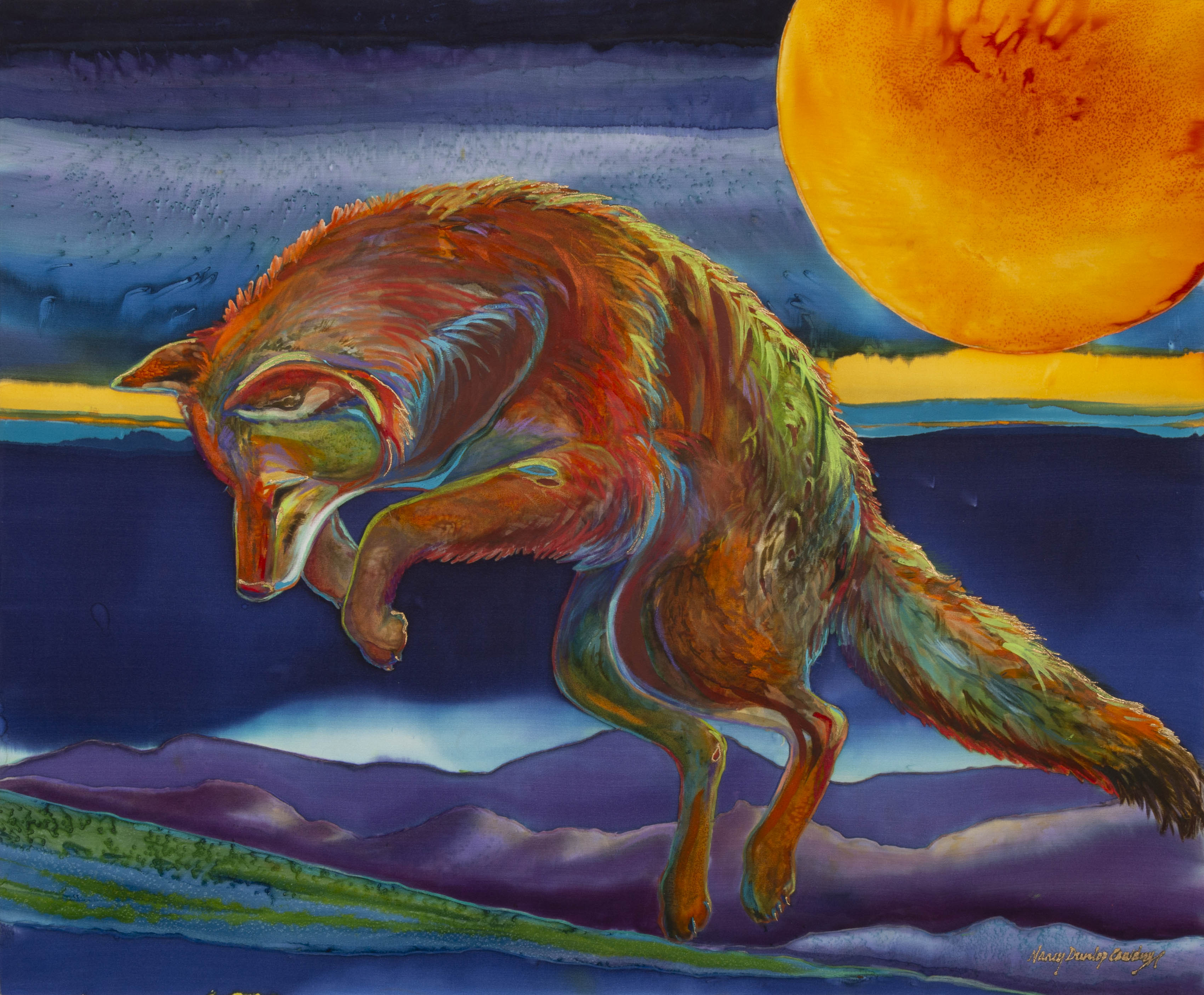 Trickster Coyote by Nancy Dunlop Cawdrey – Cawdrey Gallery